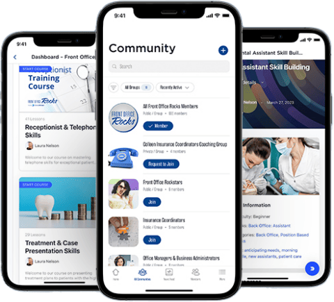 Membership | Dental Training Community | Front Office Rocks