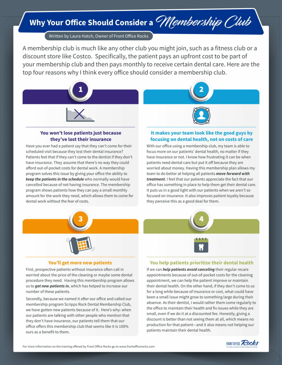 [Infographic] Why Your Office Should Consider a Membership Club | Front ...