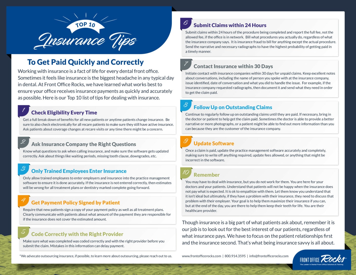 [Infographic] Top 10 Insurance Tips For Getting Paid Quickly and ...